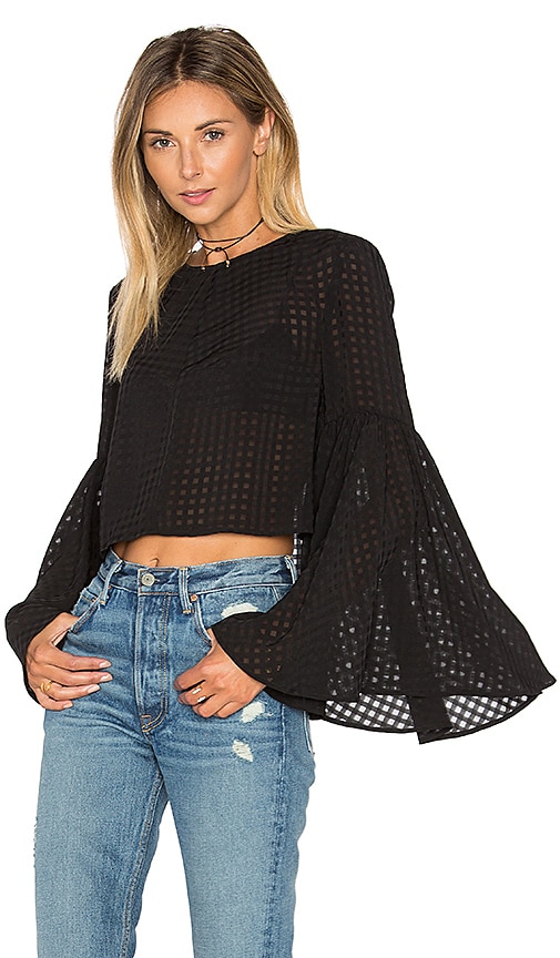 The Fifth Label In Theory Top in Black | REVOLVE