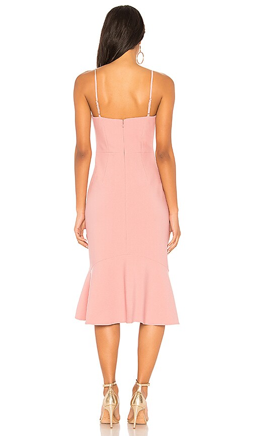 Finders Keepers Continuum Midi Dress in Pink Dust | REVOLVE