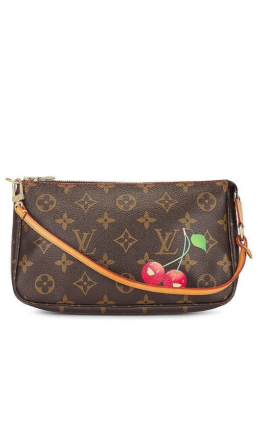FWRD Renew Louis Vuitton Monogram Cherry Pochette Accessoires Shoulder ...