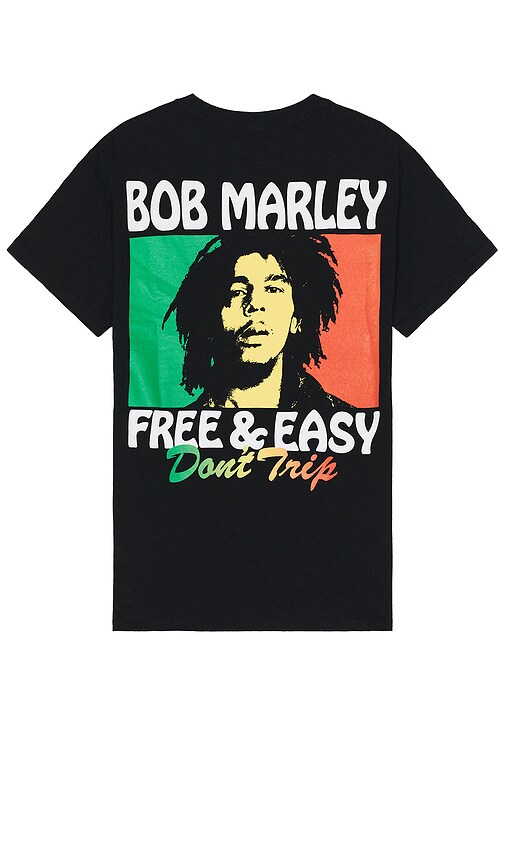 Free & Easy Bob Marley Natty Dread Tee in Black | REVOLVE