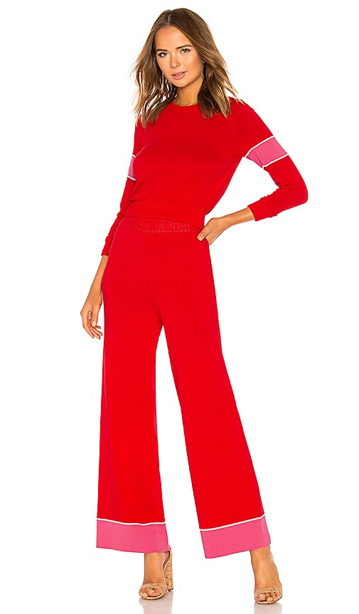 Free People Sunday Knit Set in Red | REVOLVE