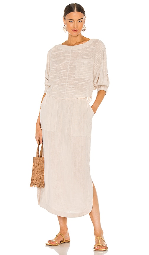 Free People Easy Weekend Set in Dust Storm | REVOLVE