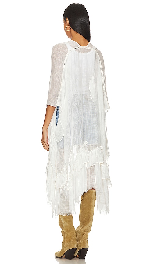 Kimonos & Wrap| Long, White Maxi Kimonos