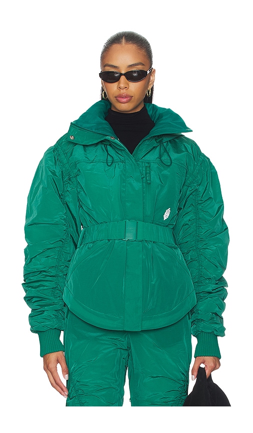 Free People x FP Movement Lift Laugh Love Ski Jacket in Green Glow ...