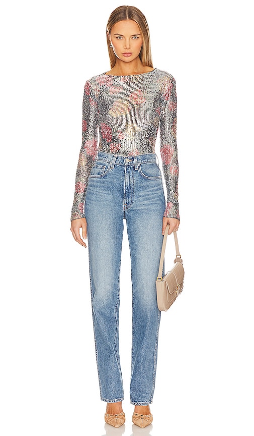 Women's Embellished Sequined Tops in Black & White