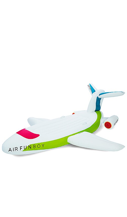 FUNBOY Private Jet Inflatable Pool Float in White | REVOLVE