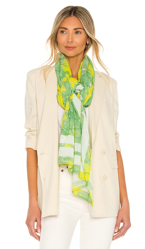 Ganni Scarf in Kelly Green | REVOLVE