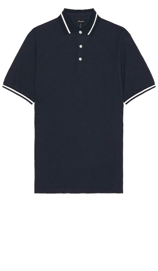 Good Man Brand Soft Slub Match Point Polo in Sky Captain | REVOLVE