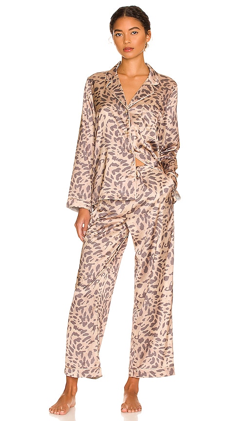 Generation Love Nikki Pajama Set In Soft Leopard | ModeSens