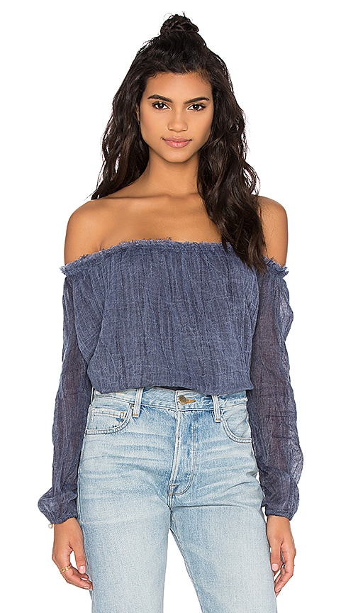 Generation Love Gavin Denim Top in Indigo Wash | REVOLVE
