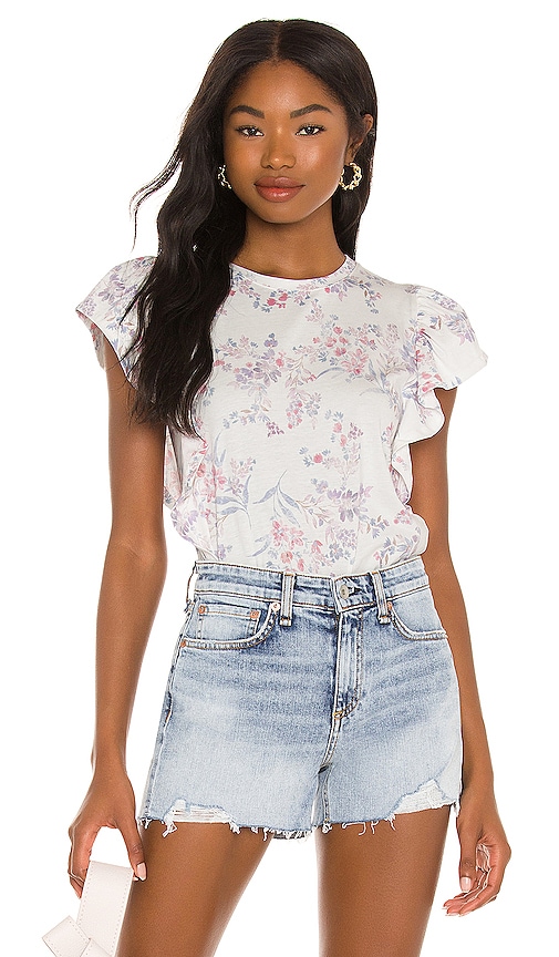 Generation Love Meadow Floral Top in Lavender Floral | REVOLVE