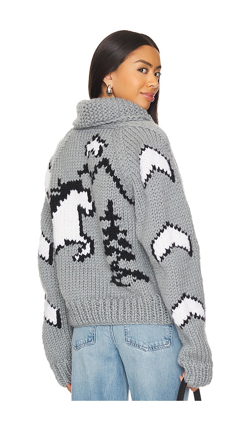 GOGO Sweaters Short North Western Skies Cardi in Stone | REVOLVE