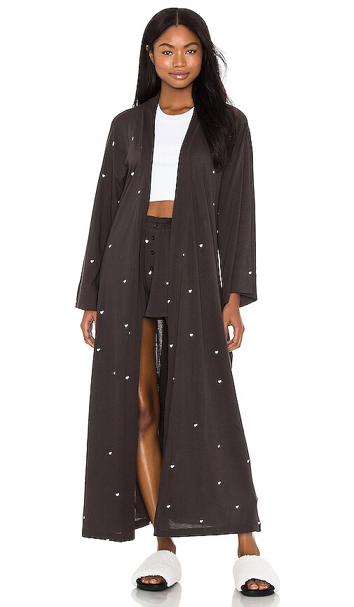 The Great Robe in Almost Black | REVOLVE