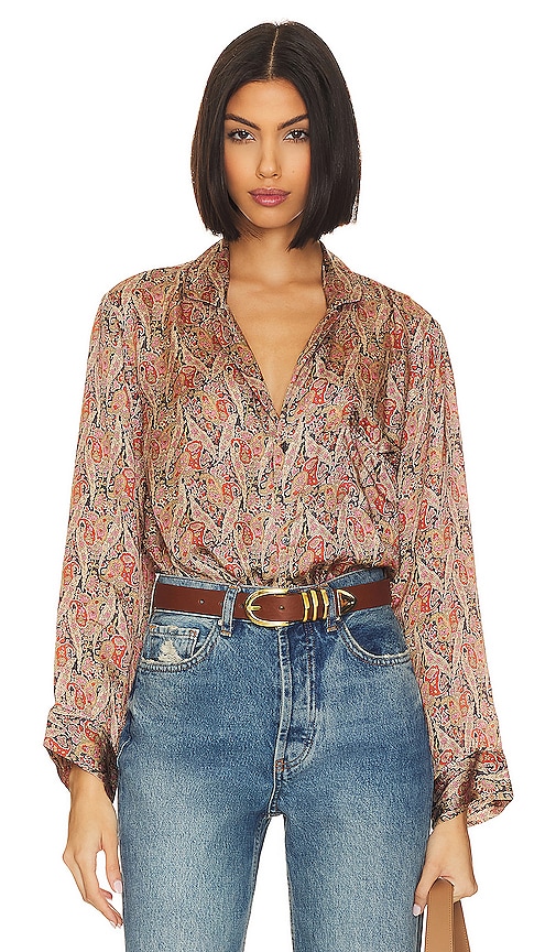 The Great The Bask Top in Ornate Paisley | REVOLVE