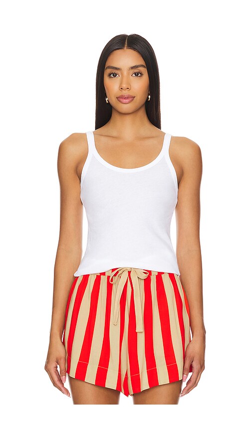 The Great The Slim Tank in True White | REVOLVE