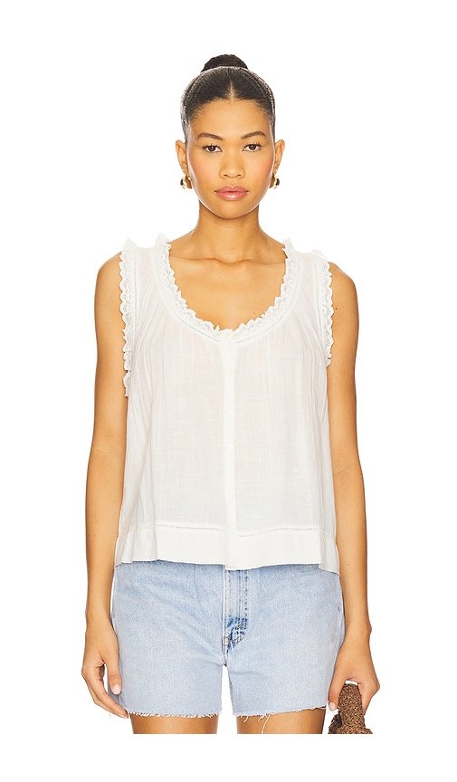 The Great Vignette Top in White | REVOLVE