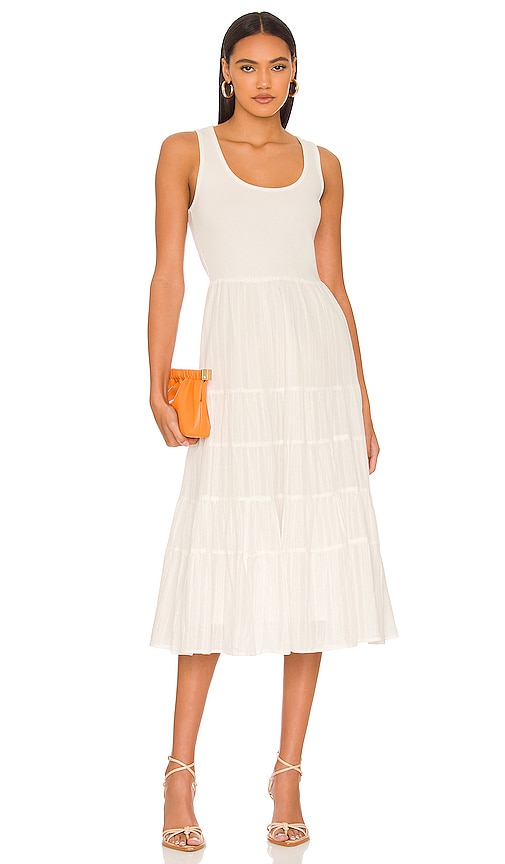 HEARTLOOM Rhella Dress in Eggshell | REVOLVE