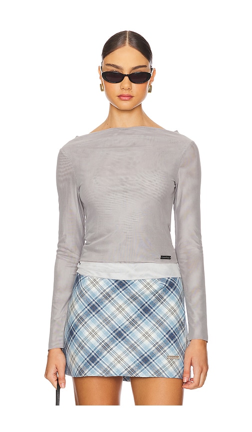 House of Sunny Multi Mesh Layer Second Skin in Ash | REVOLVE