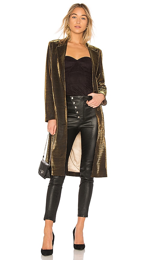 h:ours x REVOLVE Yves Coat in Topaz | REVOLVE