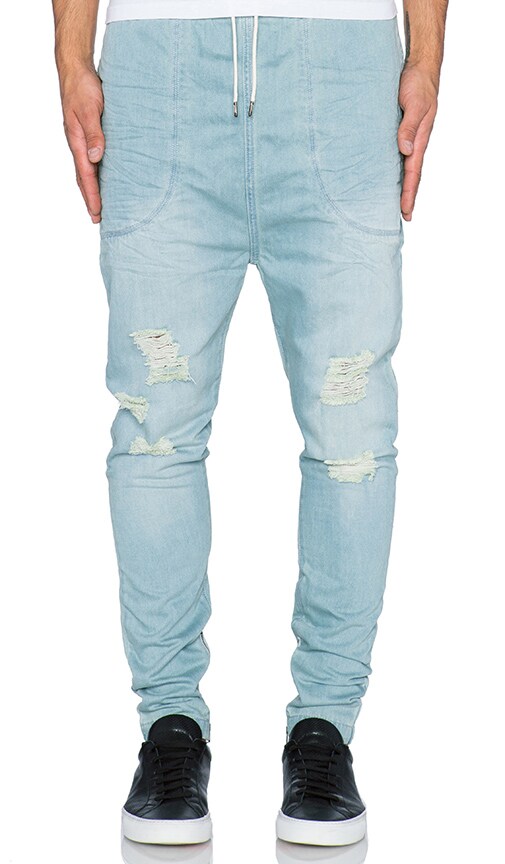 I Love Ugly Zespy Pant in Stressed Denim | REVOLVE