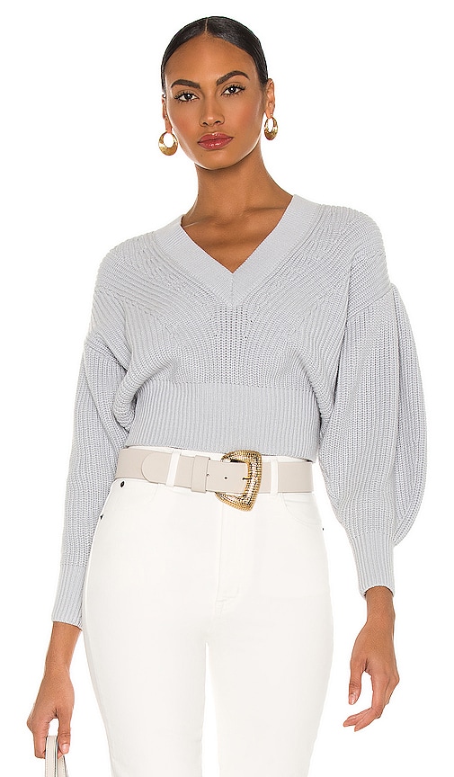 IRO Kiria Sweater in Blue Grey | REVOLVE