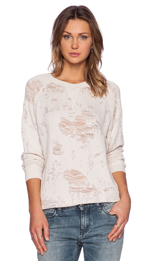 IRO . JEANS Gareth Sweatshirt in Ivory | REVOLVE