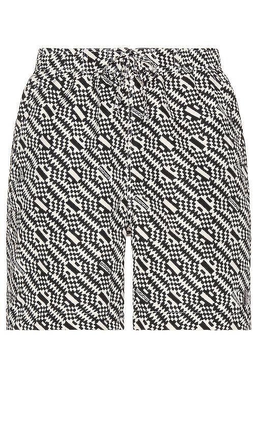 Isabel Marant Hydra Swim Trunk in Black & White | REVOLVE