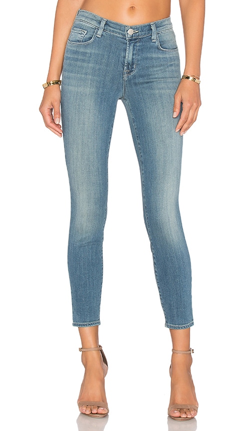 J Brand Mid Rise Crop in Seaside | REVOLVE