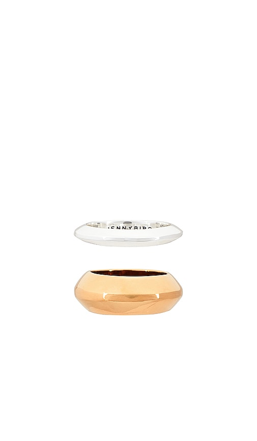 Jenny Bird Toni Ring Set in Two Tone | REVOLVE