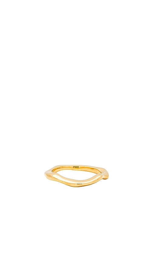 Joanna Laura Constantine Wave Ring in Gold | REVOLVE