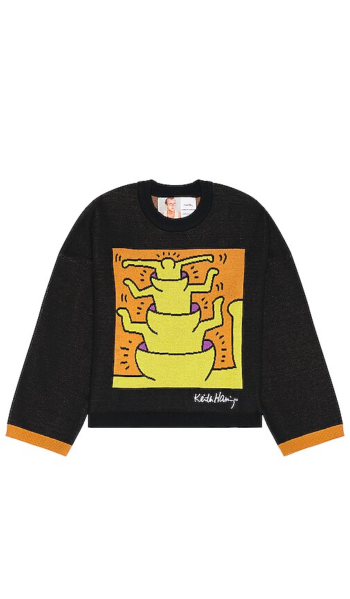Jungles X Keith Haring Learning Sweater In Green | ModeSens