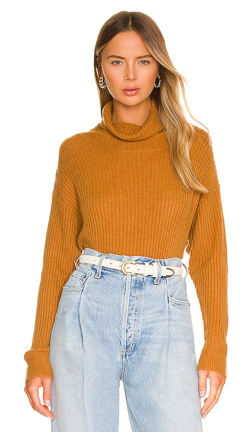 John & Jenn by Line Gabe Sweater in Cognac | REVOLVE