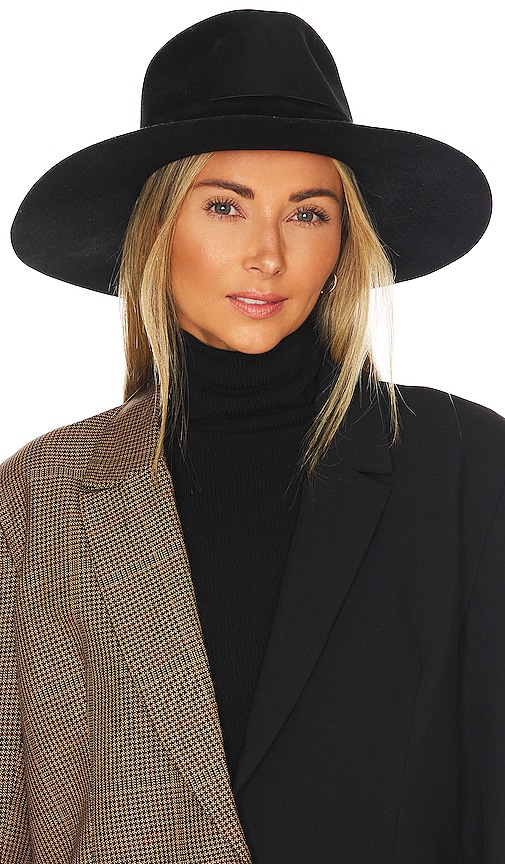 Janessa Leone Tessa Hat in Black | REVOLVE