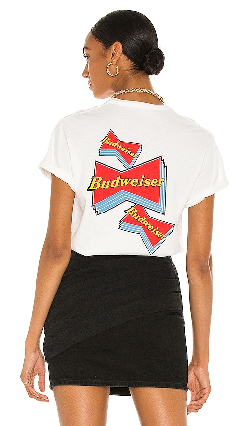 Junk Food Budweiser King Of Beers Tee In White Revolve