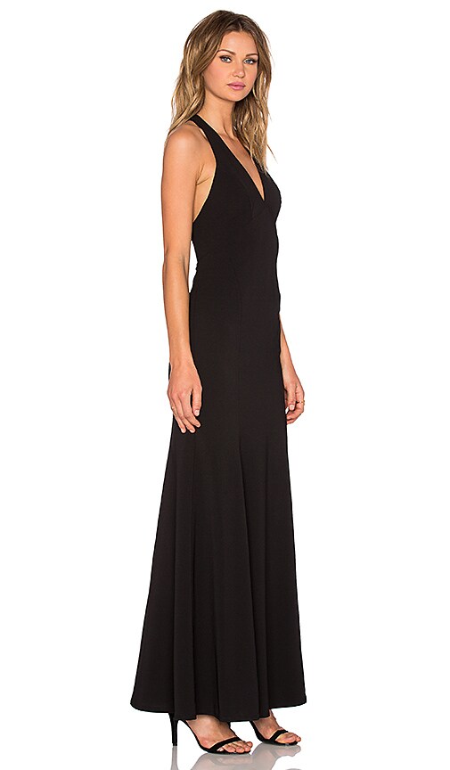 krisa Halter Maxi Dress in Black low-cost - dr-heidt.de