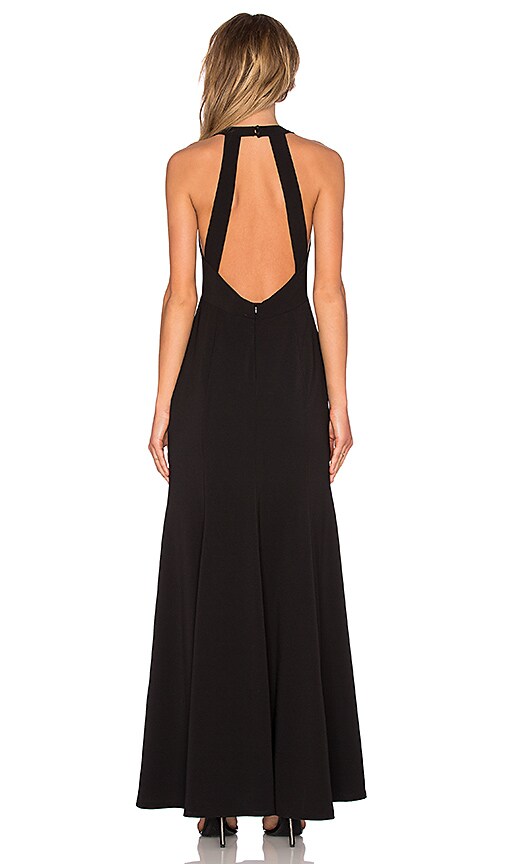 krisa Halter Maxi Dress in Black low-cost - dr-heidt.de