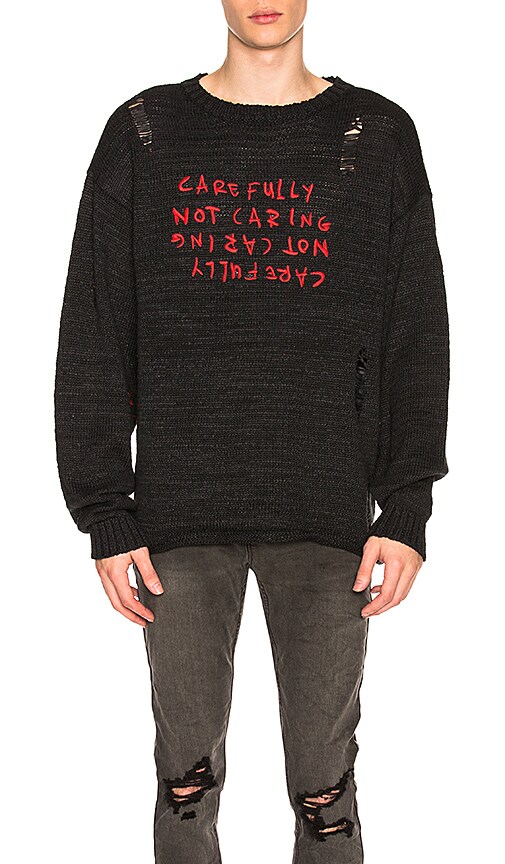 Ksubi Caring Sweater in Black | REVOLVE