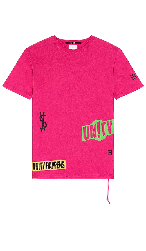 Ksubi Collective Kash SS Tee Ultra in Pink | REVOLVE