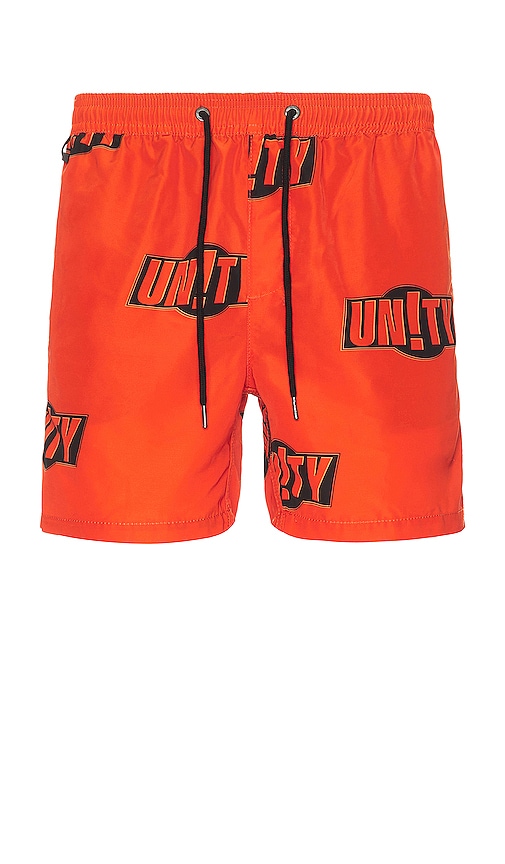 Ksubi Unity Sign Burner Boardshort in Orange | REVOLVE