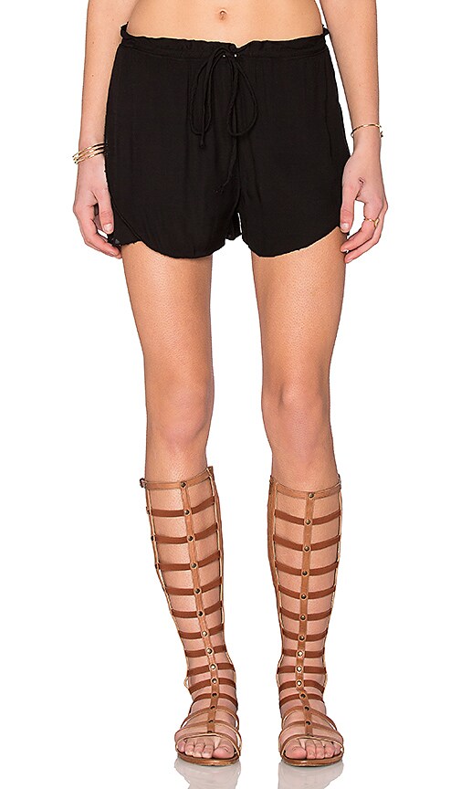 LA Made Dina Butterfly Short in Black | REVOLVE