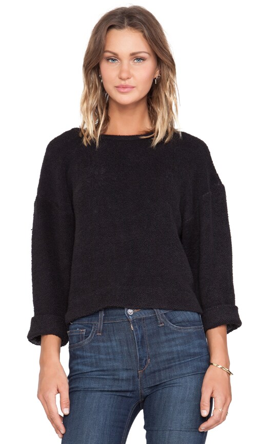 LA't by L'agence Long Sleeve Pull Over in Black | REVOLVE