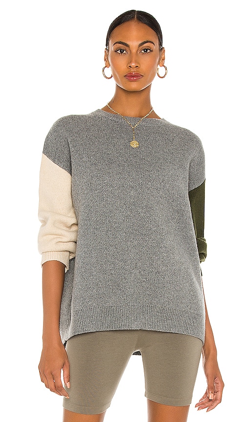 Line & Dot Dani Color Blocked Knit Sweater in Multi | REVOLVE