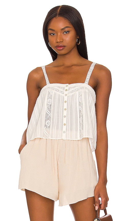 LoveShackFancy Maitri Tank in True White | REVOLVE