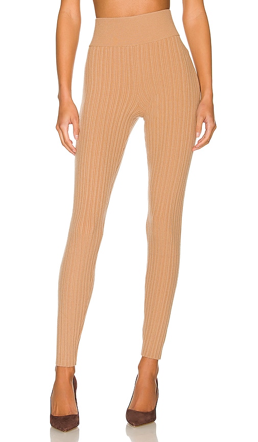 LITA by Ciara Icon Rib Legging in Hazelnut | REVOLVE