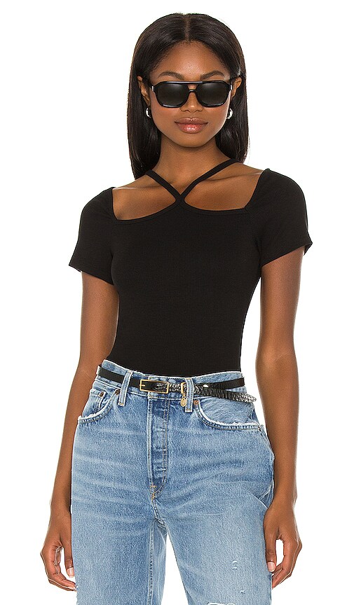 LNA Star Top in Black | REVOLVE