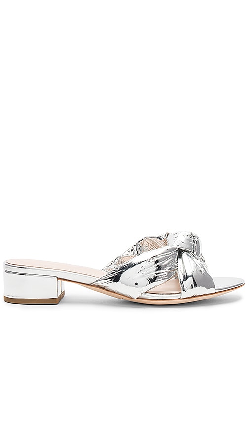 Loeffler Randall Elsie Mule in Silver | REVOLVE