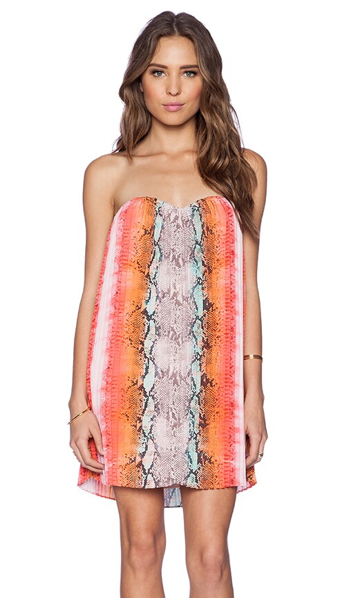 Lovers and Friends Sunburst Dress in Aztec Python | REVOLVE