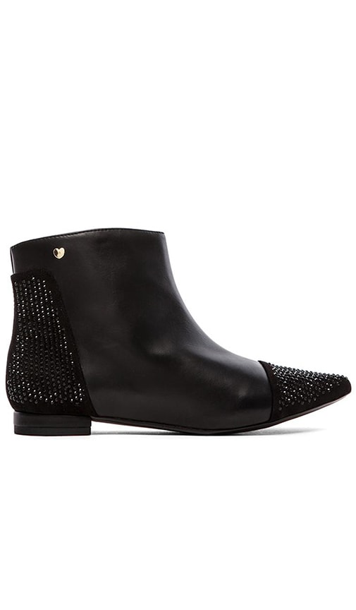 Love Moschino Strass Effect Bootie in Nero | REVOLVE