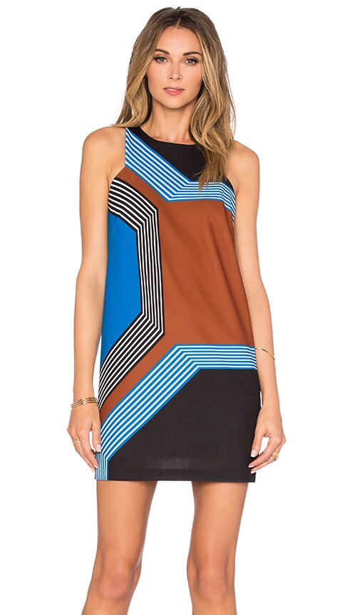 MILLY Angular Dress in Aqua | REVOLVE