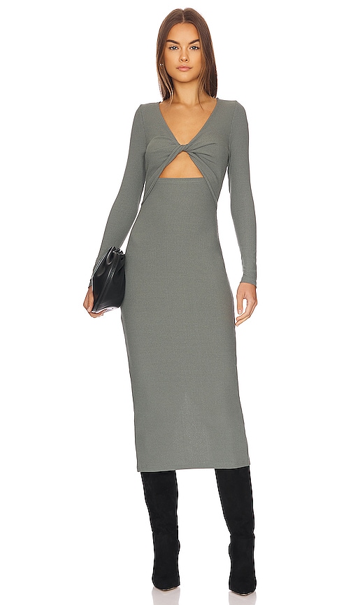 MINKPINK Yoko Midi Dress in Sage | REVOLVE